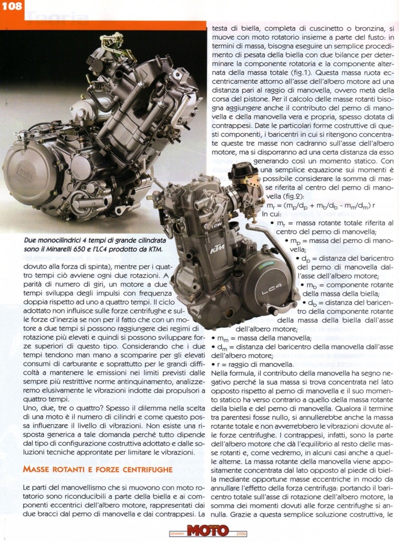 LE VIBRAZIONI ED EQUILIBRATURA DEI MOTORI